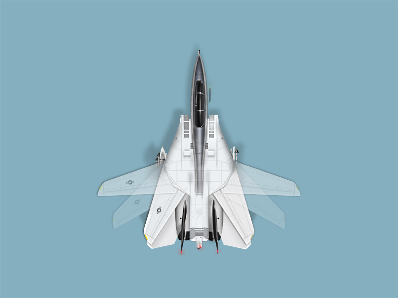 F-14 made in PSD by Dennis Phang on Dribbble