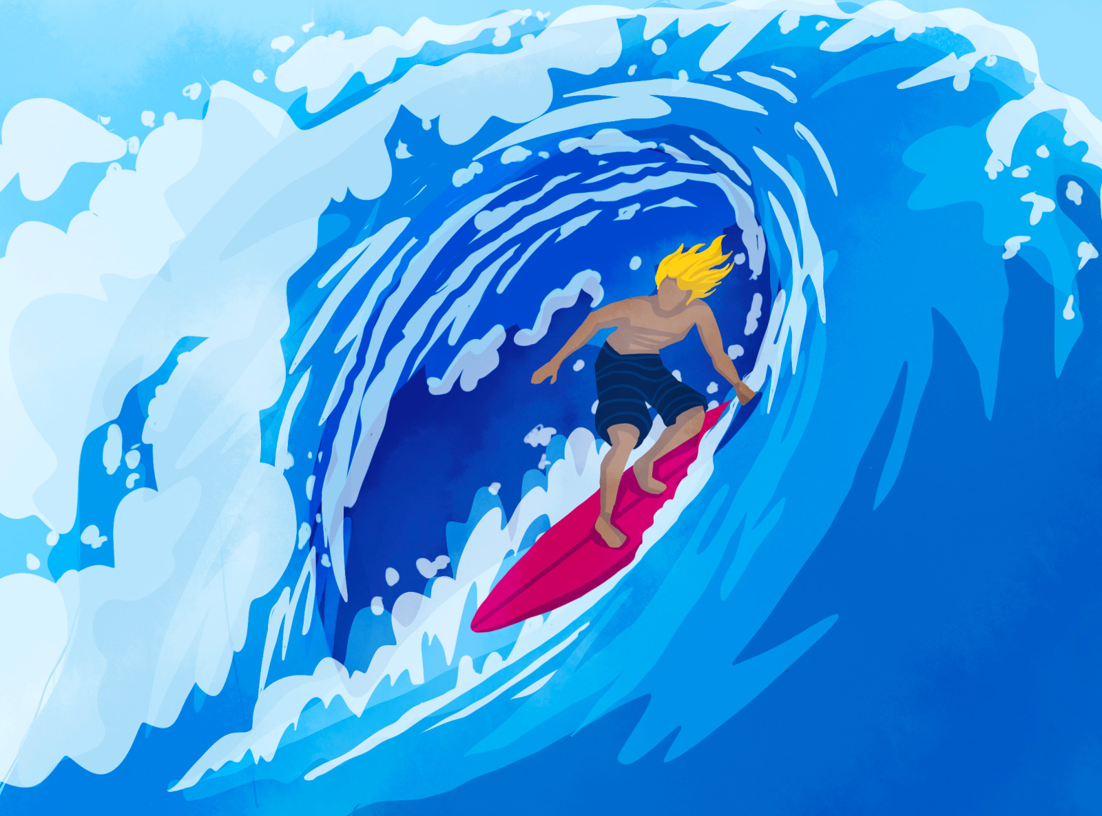 Surfer by Henry Noble on Dribbble