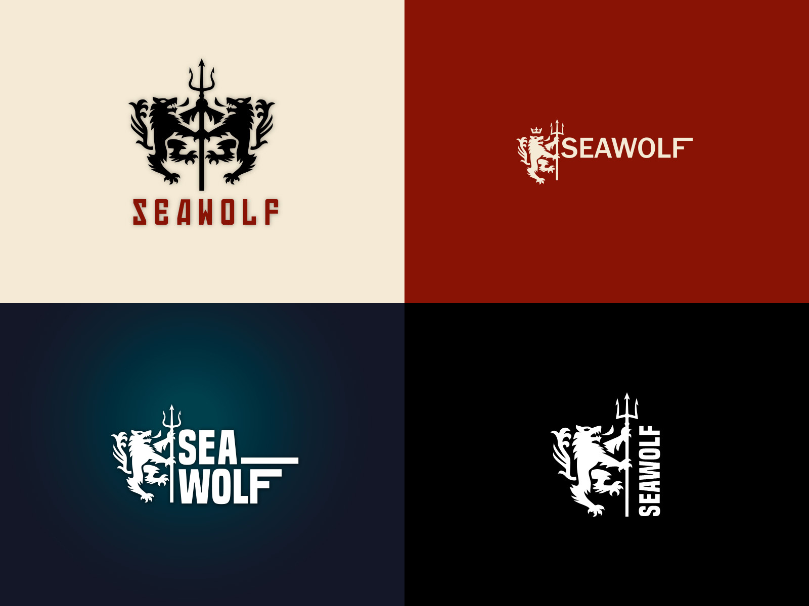 SEAWOLF Logo Types by Zach Harvey on Dribbble