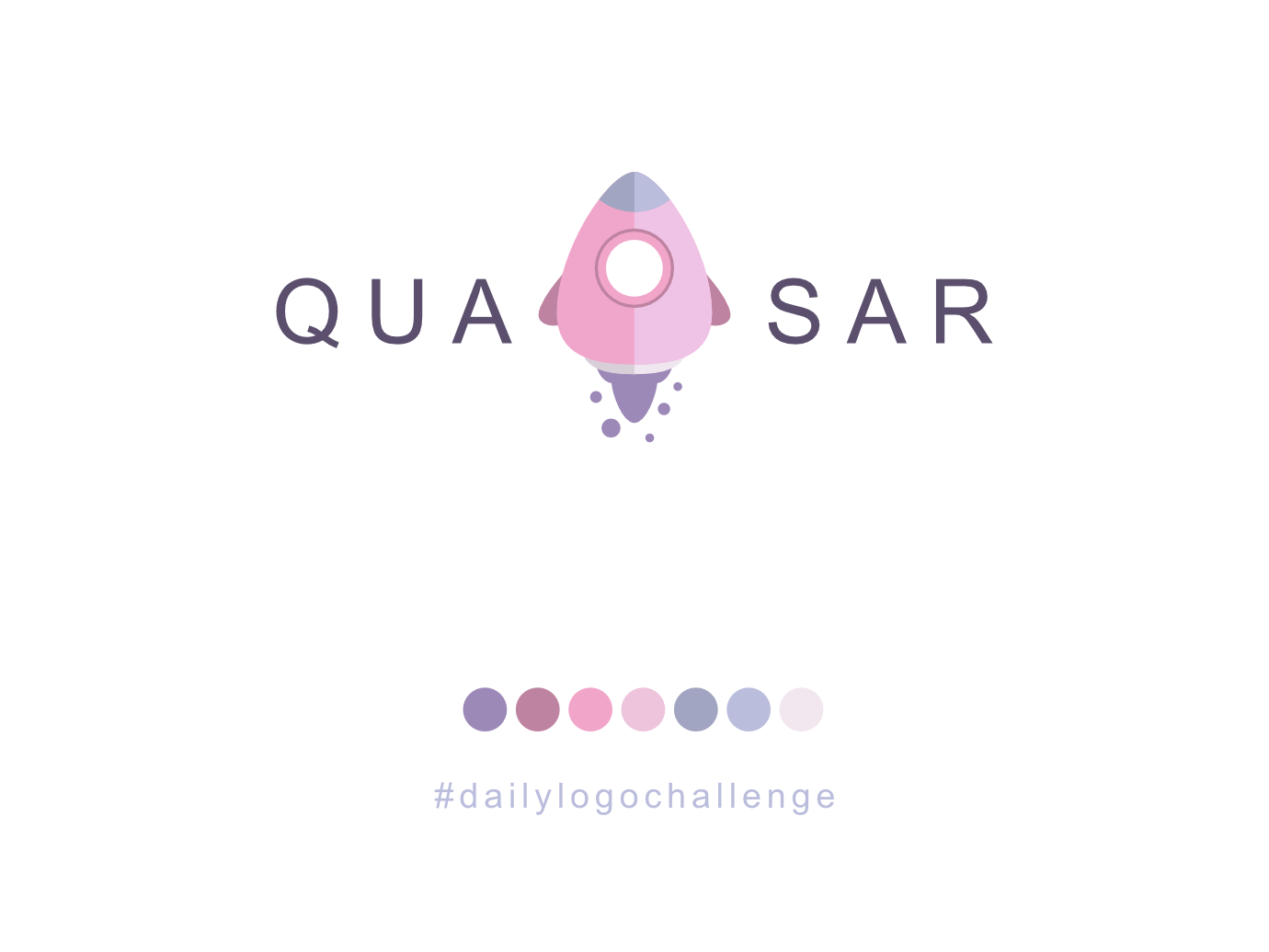 Quazar Logo - Rocketship by Leigh on Dribbble