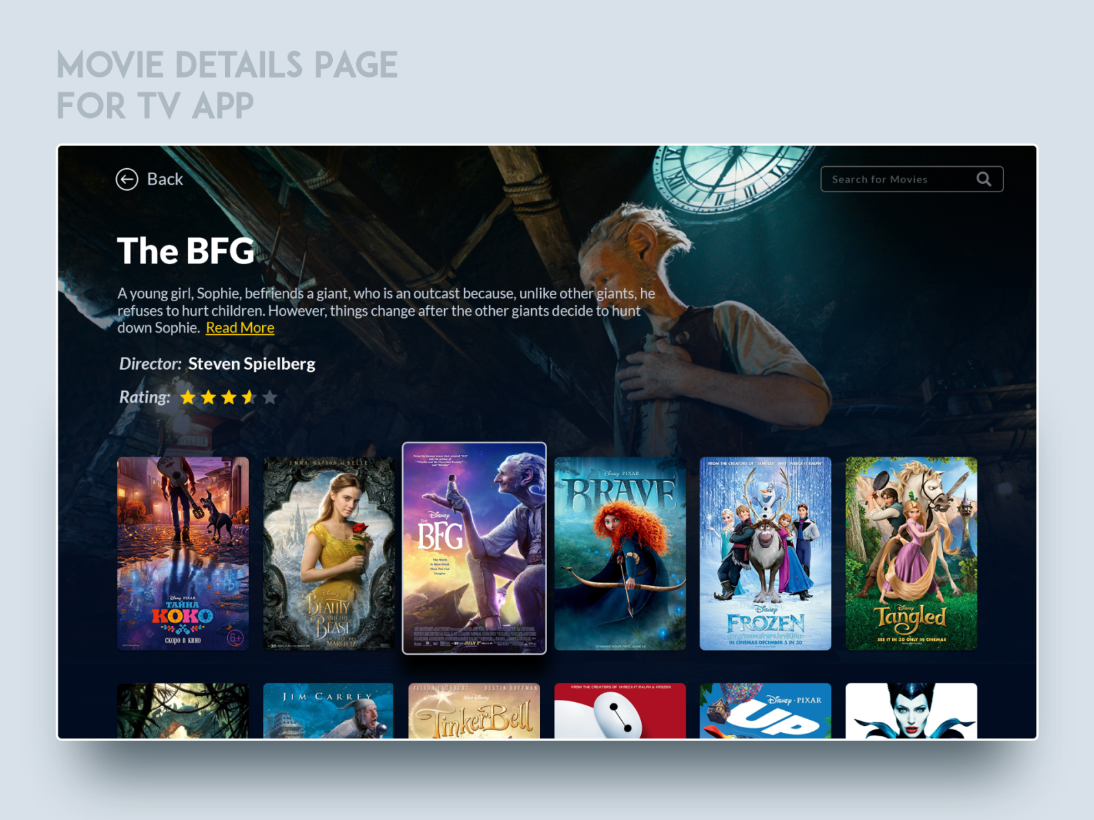 Movie Details Page by Murali Undavalli on Dribbble