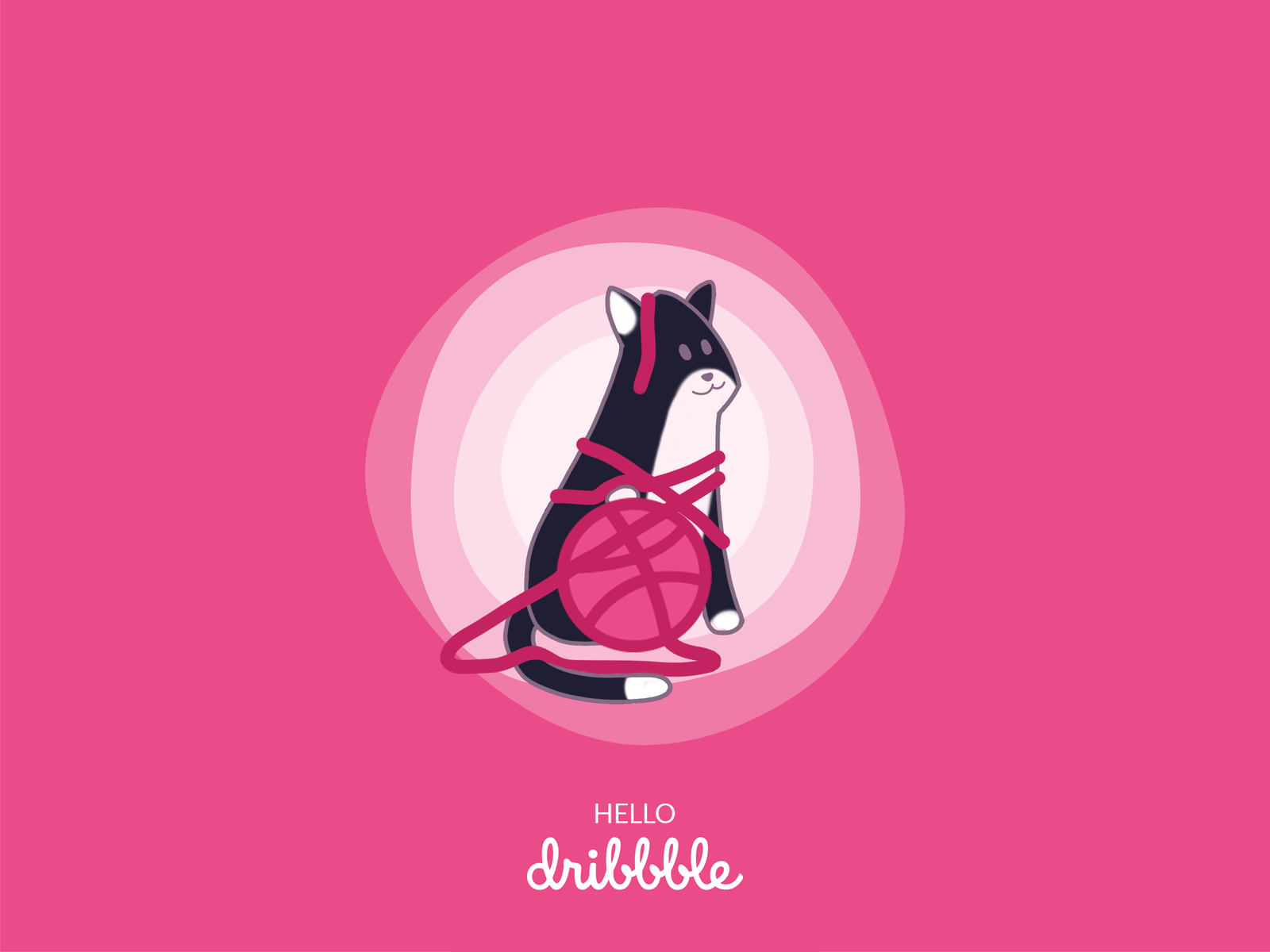 Hello dribbble by Zera T K on Dribbble