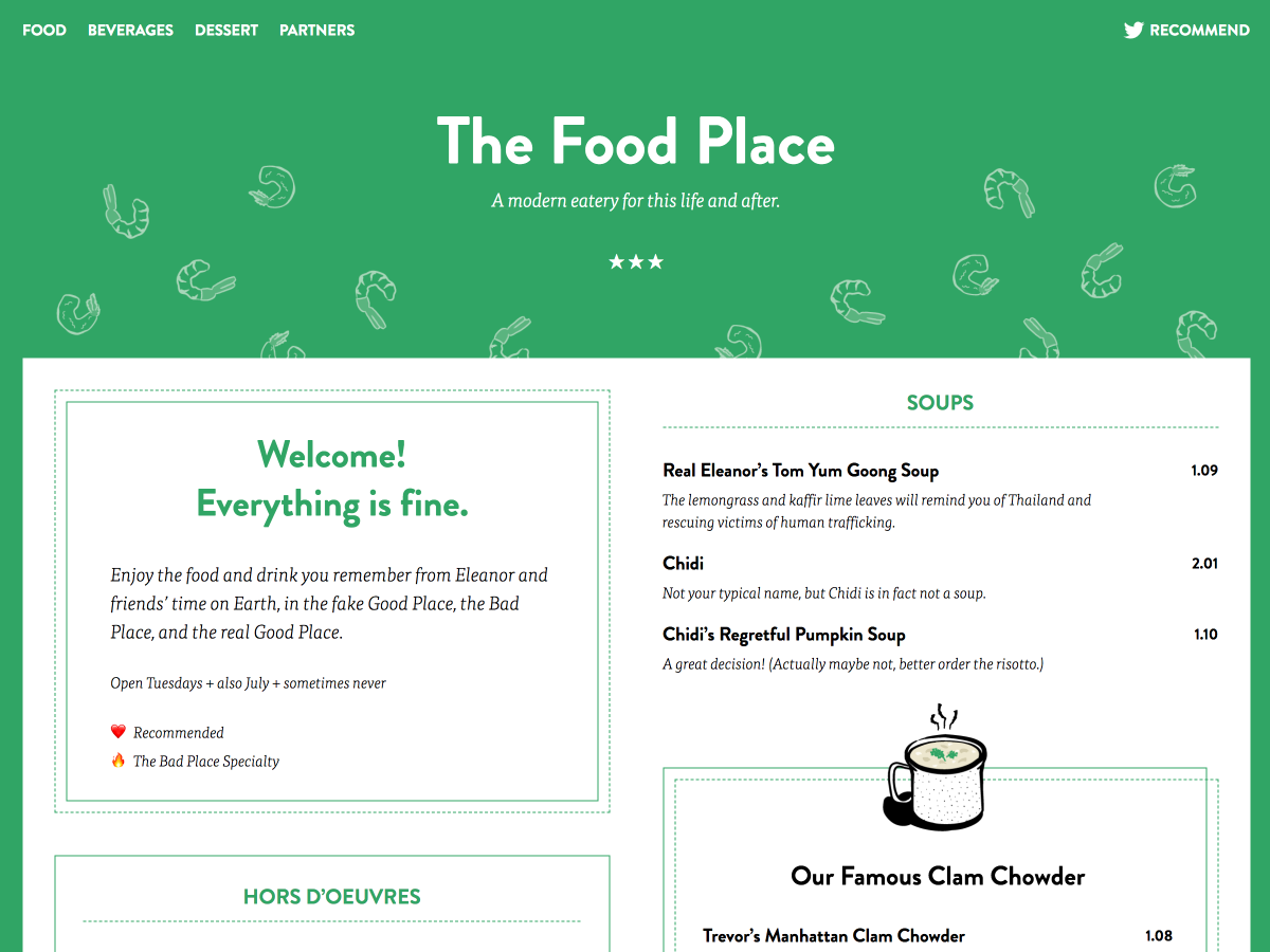 The Food Place by Lynn Fisher on Dribbble