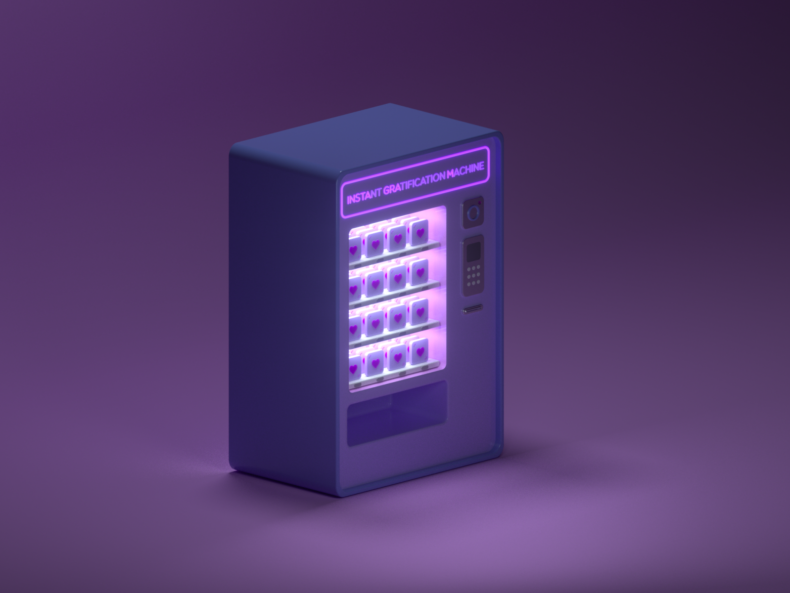 Instant Gratification Machine by Gus Maia on Dribbble