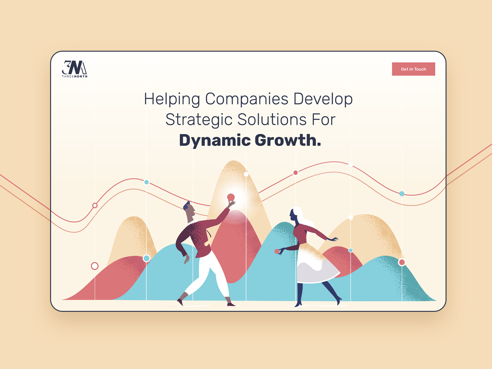 Digital Agency Header Design by Fahmida Bhuiyan on Dribbble