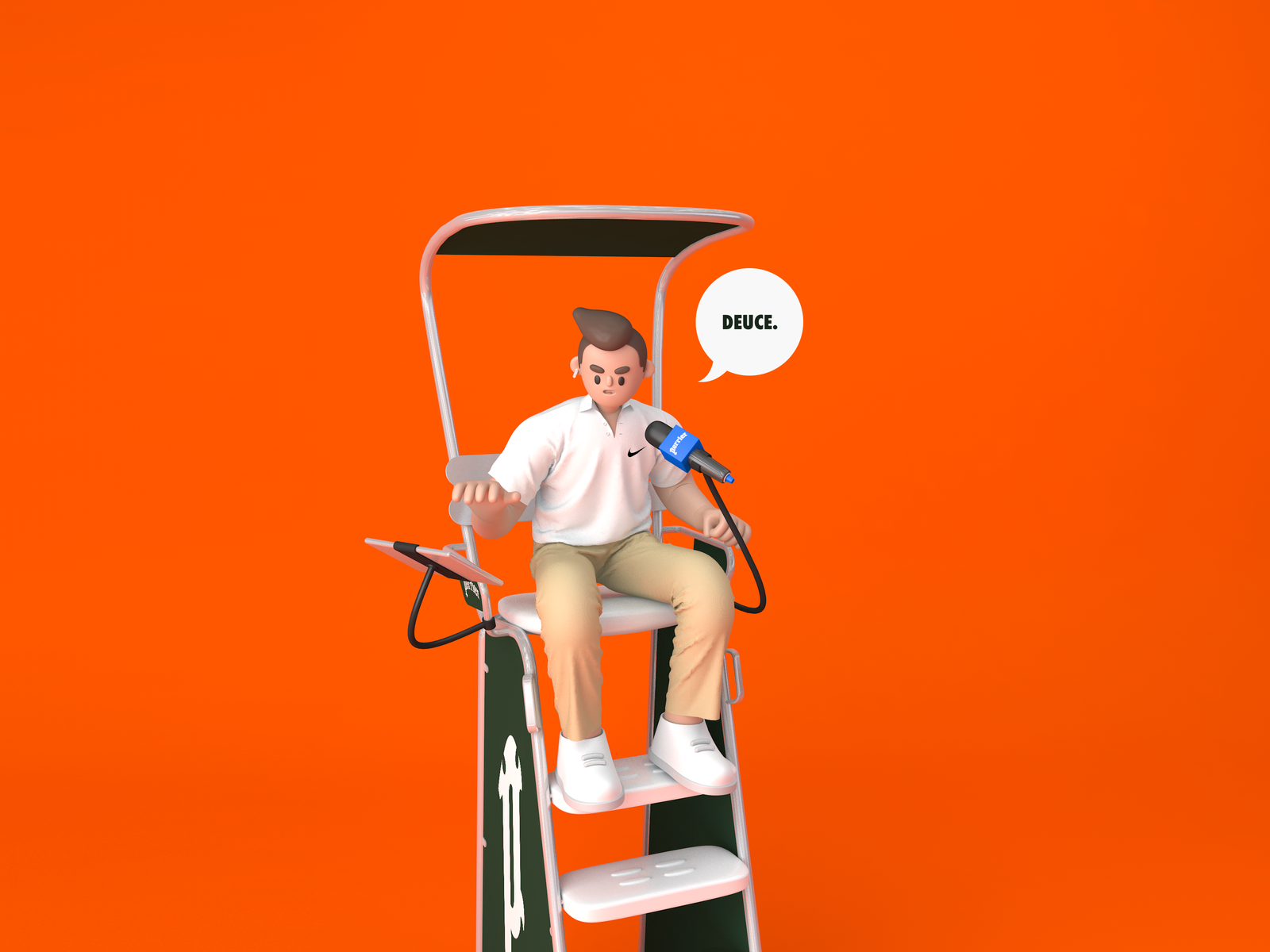 Tennis Referee by Enze Gu on Dribbble