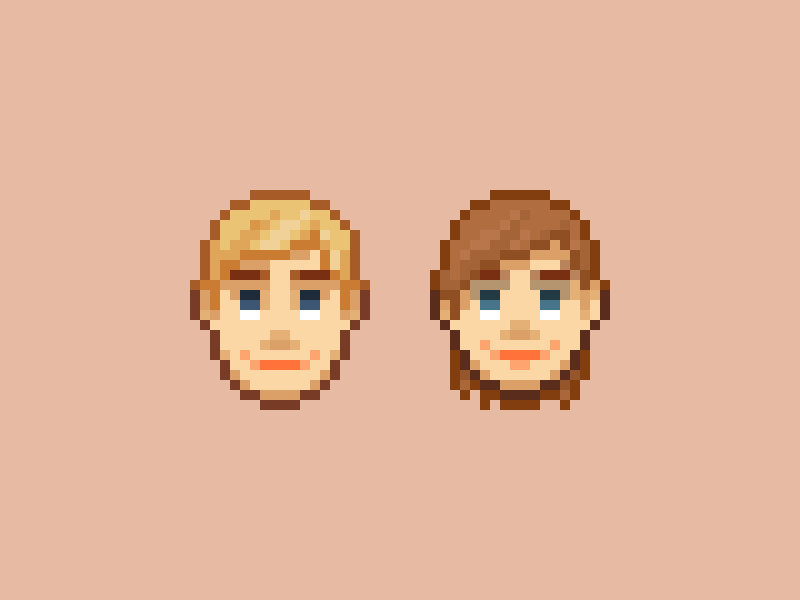 Pixel Avatars by Simon Gustavsson on Dribbble