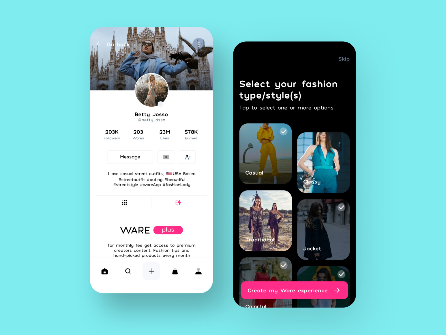 Ware App UI Design by James Baduor on Dribbble