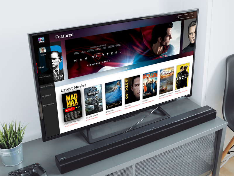 3D TV App design by Khurram butt on Dribbble