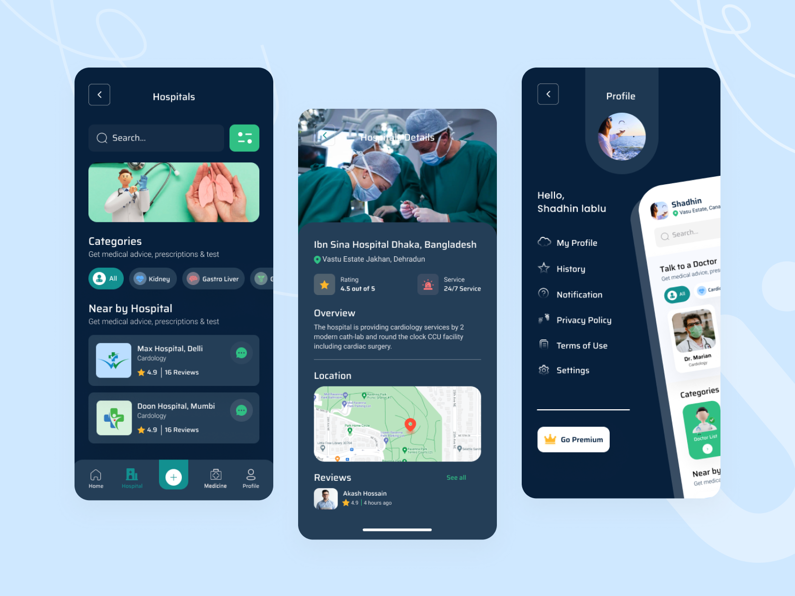 Online Doctor App 👩🏽‍⚕️ by Shadhin lablu 👨🏻‍💻 on Dribbble