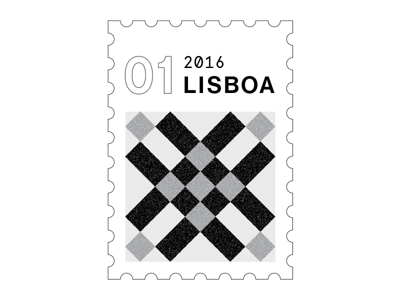 Lisboa Stamp by Anastazija Manasievska on Dribbble