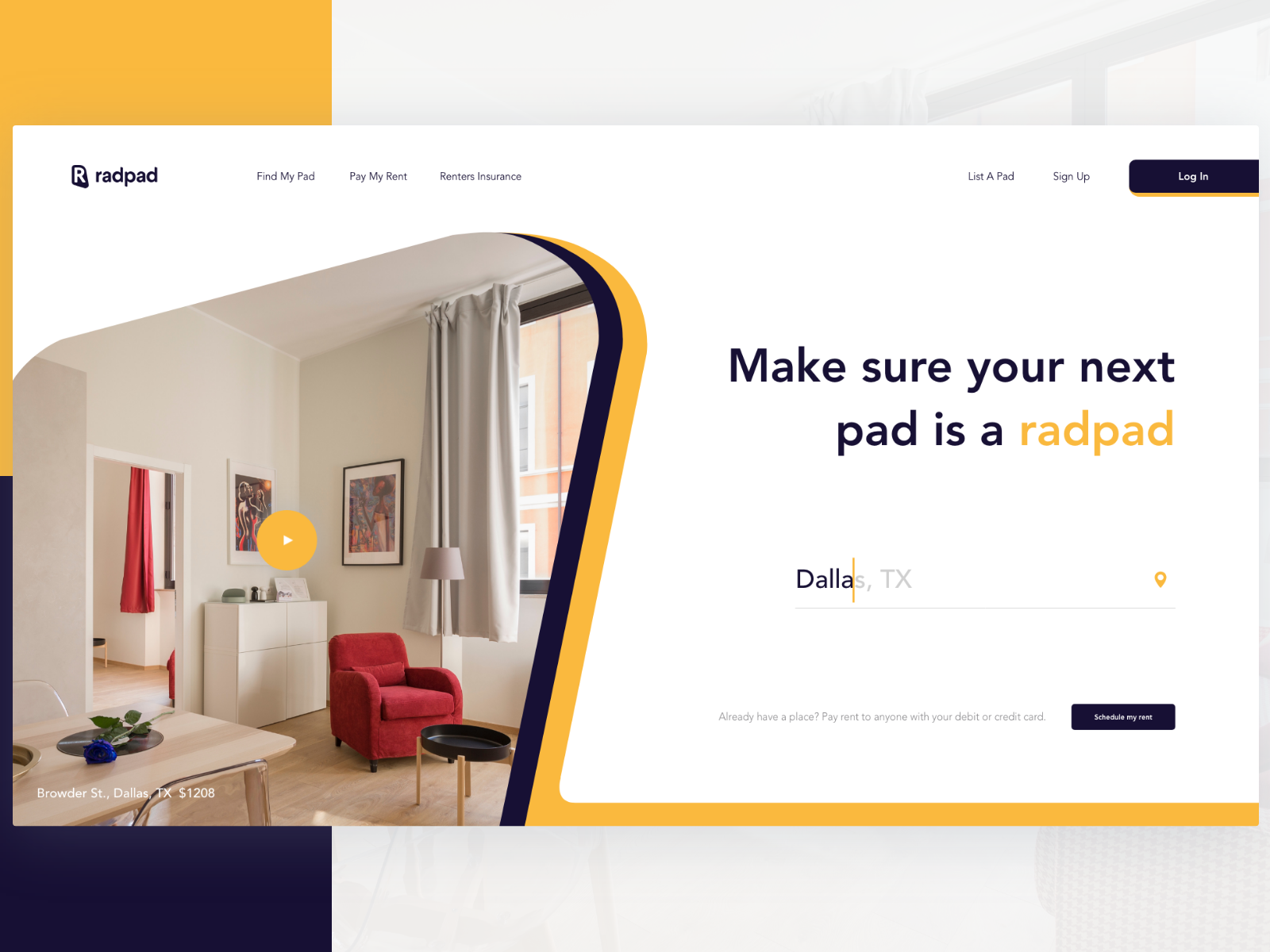 Radpad Home by Akram Khalid on Dribbble