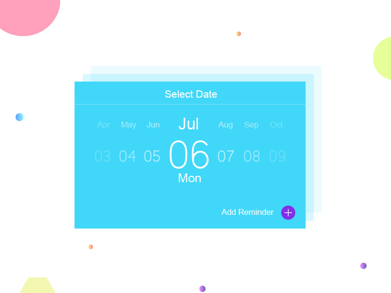 Reminder UI by Ashish Sharma on Dribbble