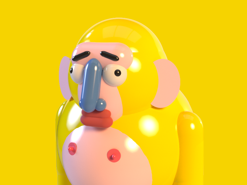 SAD MONKEY by wael on Dribbble