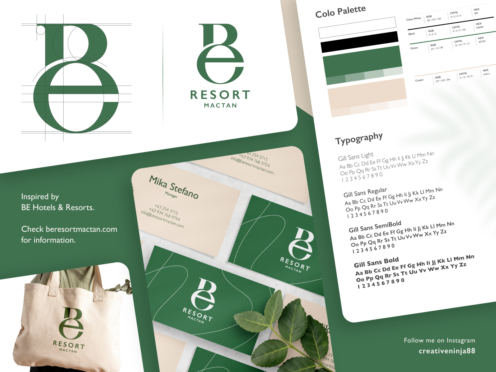 BE Resort Mactan | Logo Design by Joshua_Culanag on Dribbble