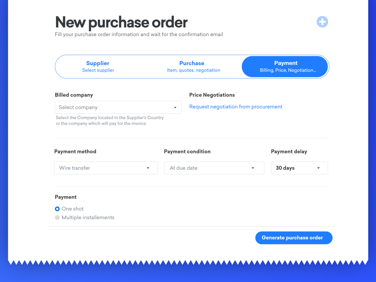 Purchase order application by Ayadi ghaith on Dribbble