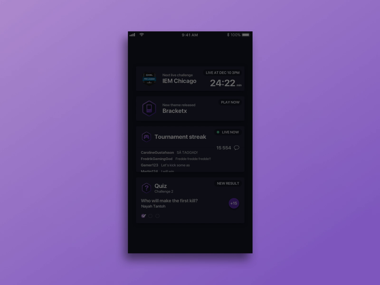 Esport app loader by Caroline on Dribbble