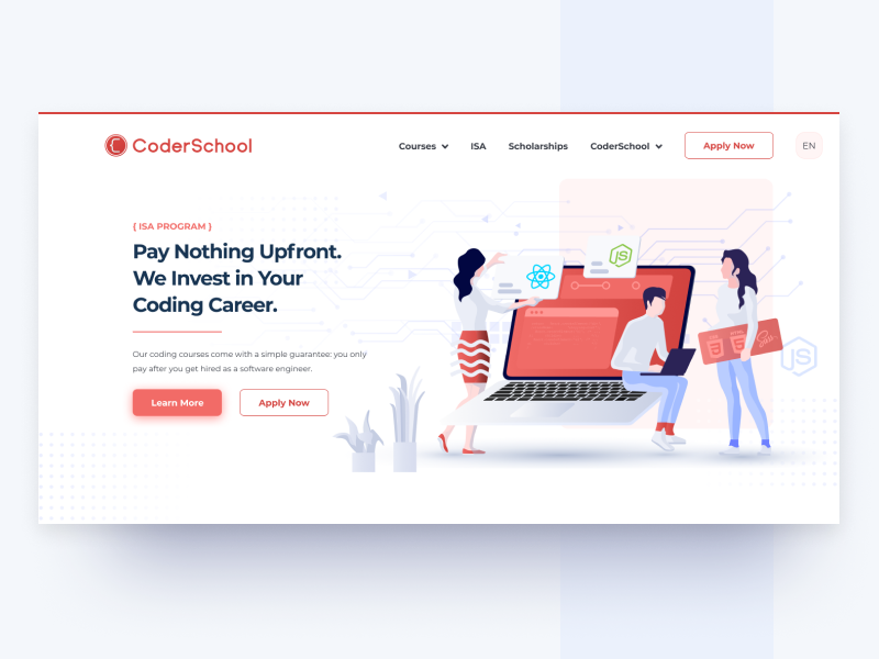 CODERSCHOOL: by Nhanimal on Dribbble