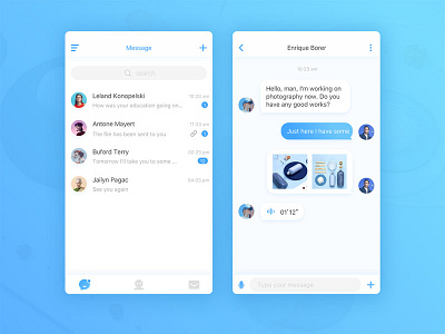 A light chat by Amistad on Dribbble