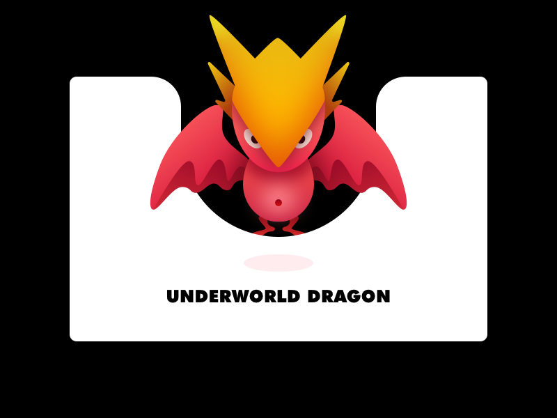 Underworld Dragon by 凝神 on Dribbble