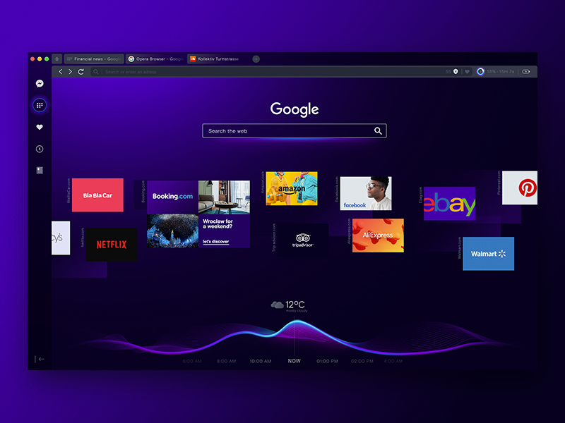 Browser Concept by Peter Matuszczak on Dribbble