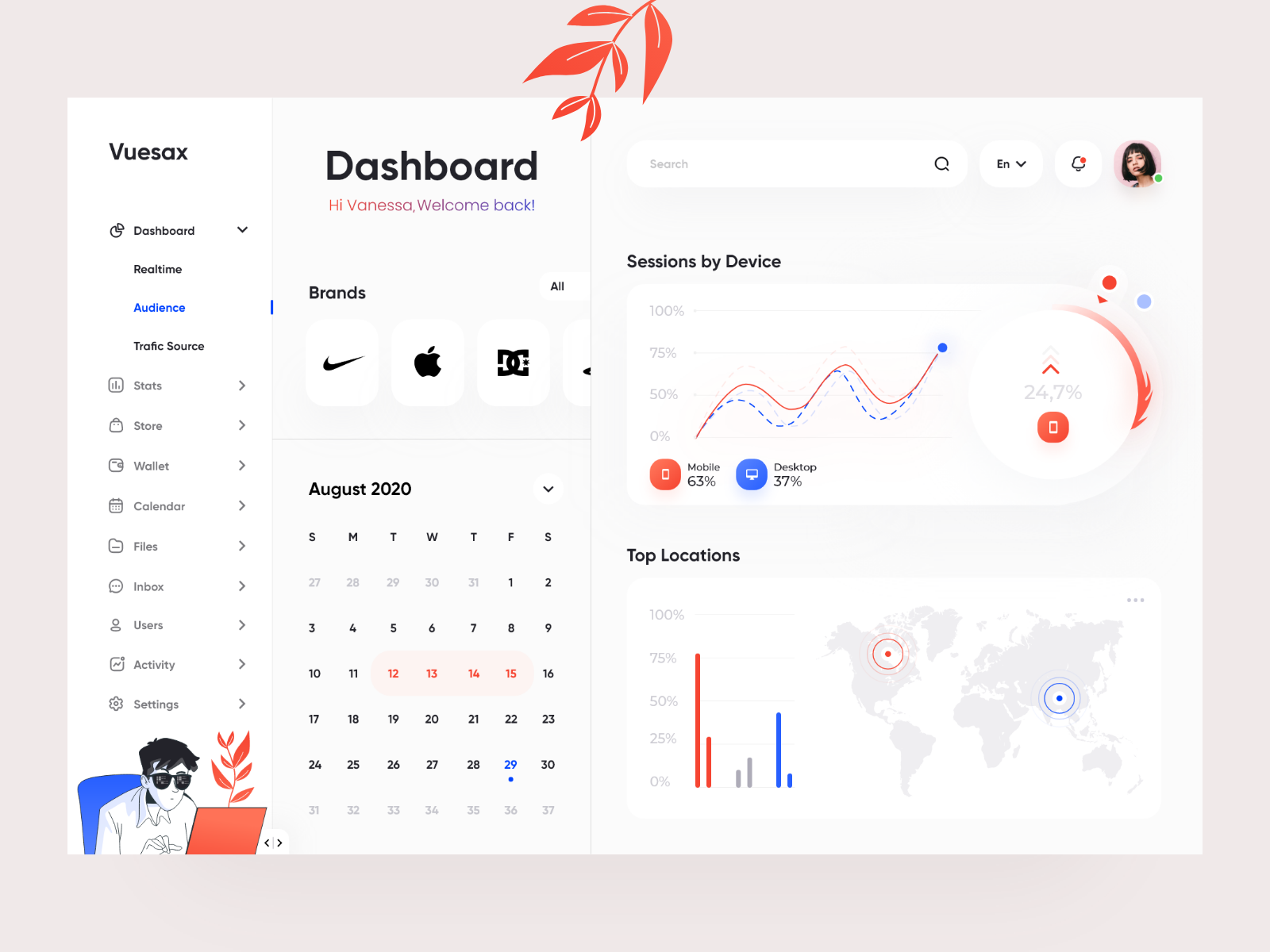 Vuesax Dashboard by Manuel Rovira πΊπ€ for Orizon: UI/UX Design Agency on ... Vuesax Dashboard by Manuel Rovira πΊπ€ for Orizon: UI/UX Design Agency on ...