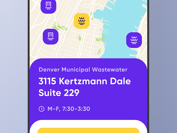 Service Core iOS Application Map Screen by Victor Vorontsov for Top ...