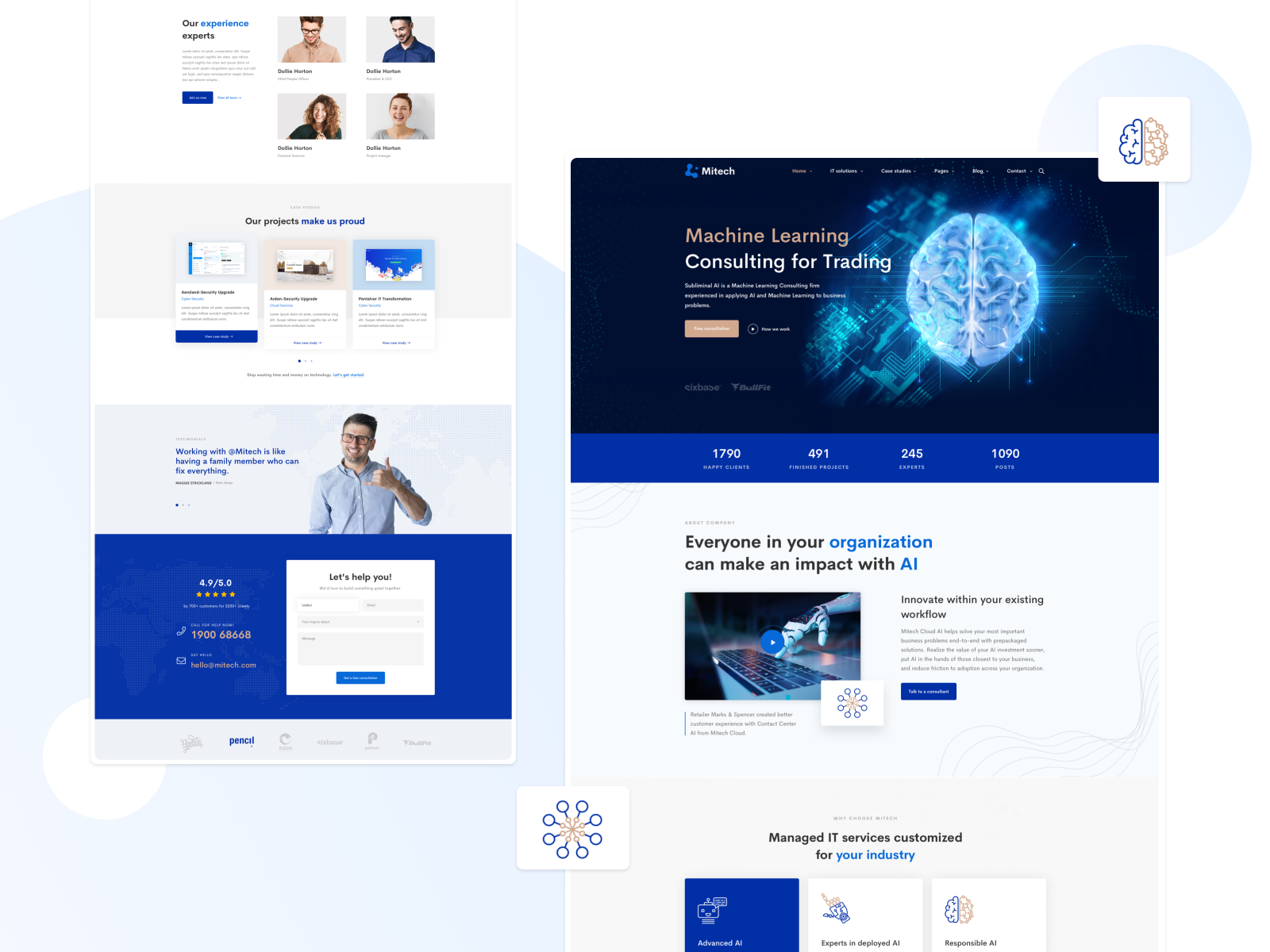 Machine Learning - Mitech | Technology WP Theme's New Homepage by ...