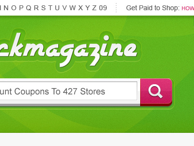 Header Snippet by Andreea Matei on Dribbble