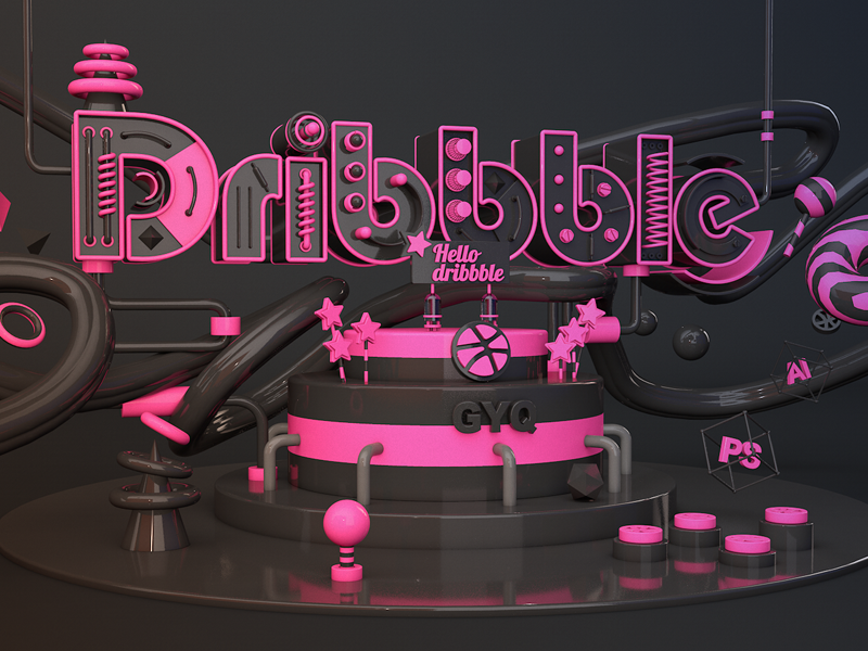 Solid word by guoyuqi on Dribbble