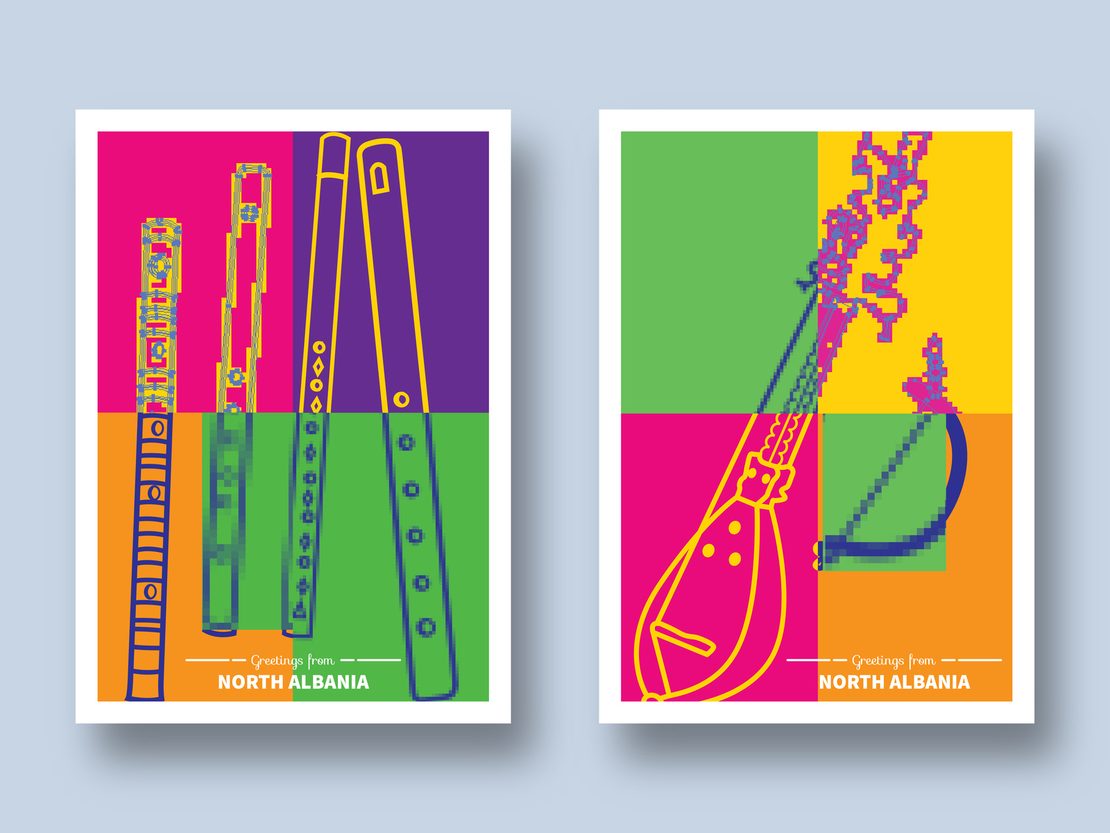 POP STYLE POSTCARDS by Marilyn Tota on Dribbble