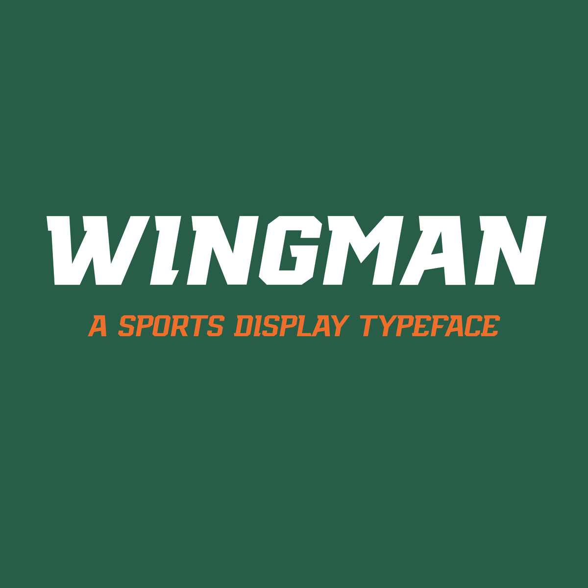 Wingman Typeface by Lia Tanasa on Dribbble