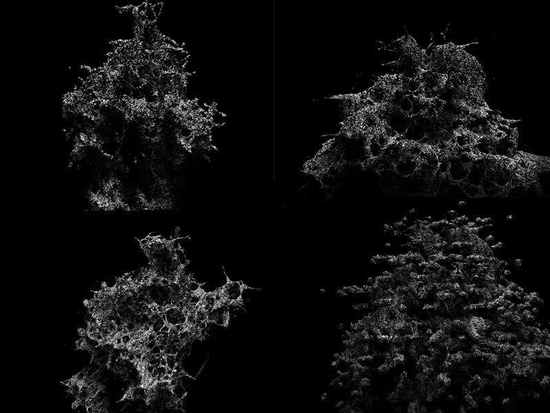Carbon Particles experiments by Daniel Clasquin on Dribbble