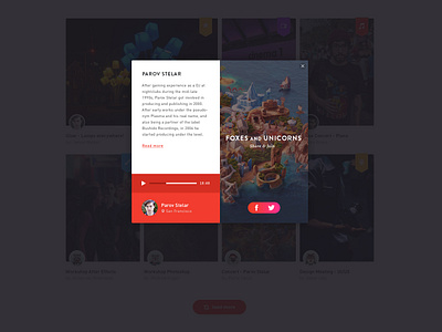 Music Event by Coen van Hasselt on Dribbble