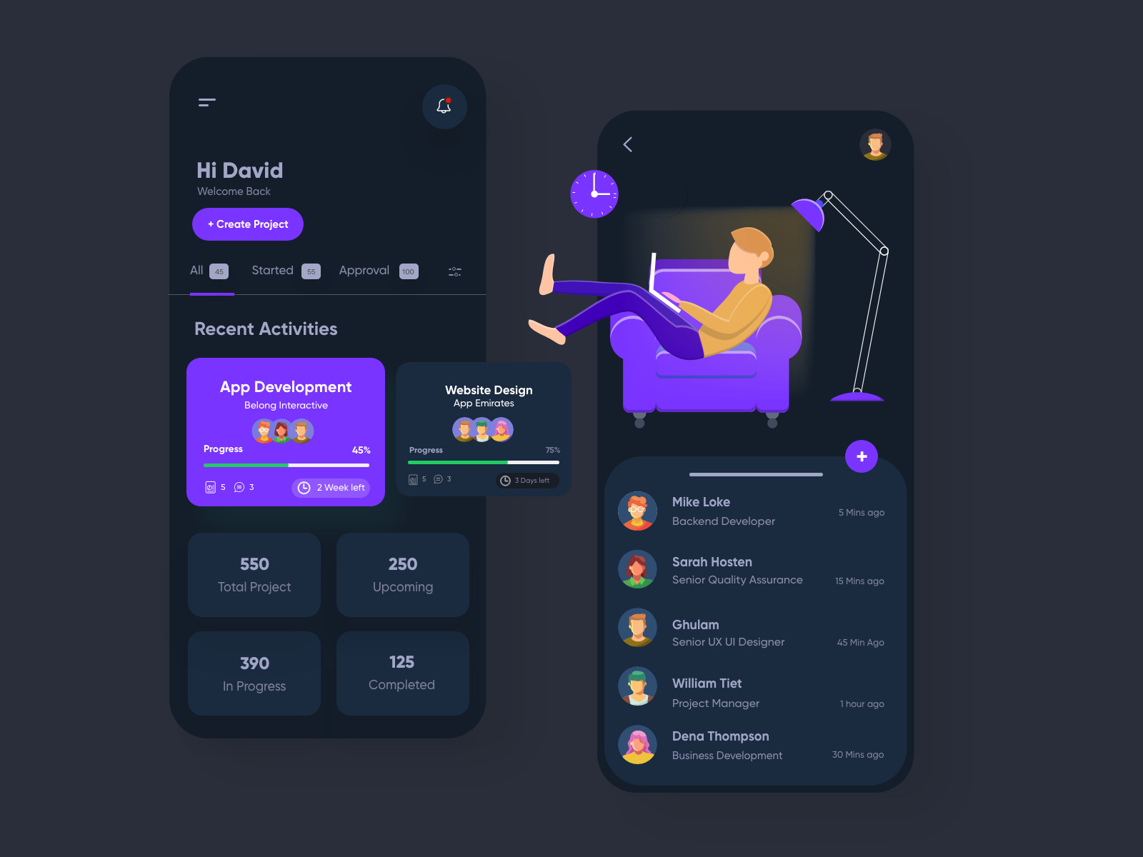 Task Management Mobile App by Ghulam Rasool 🚀 for Upnow Studio on Dribbble