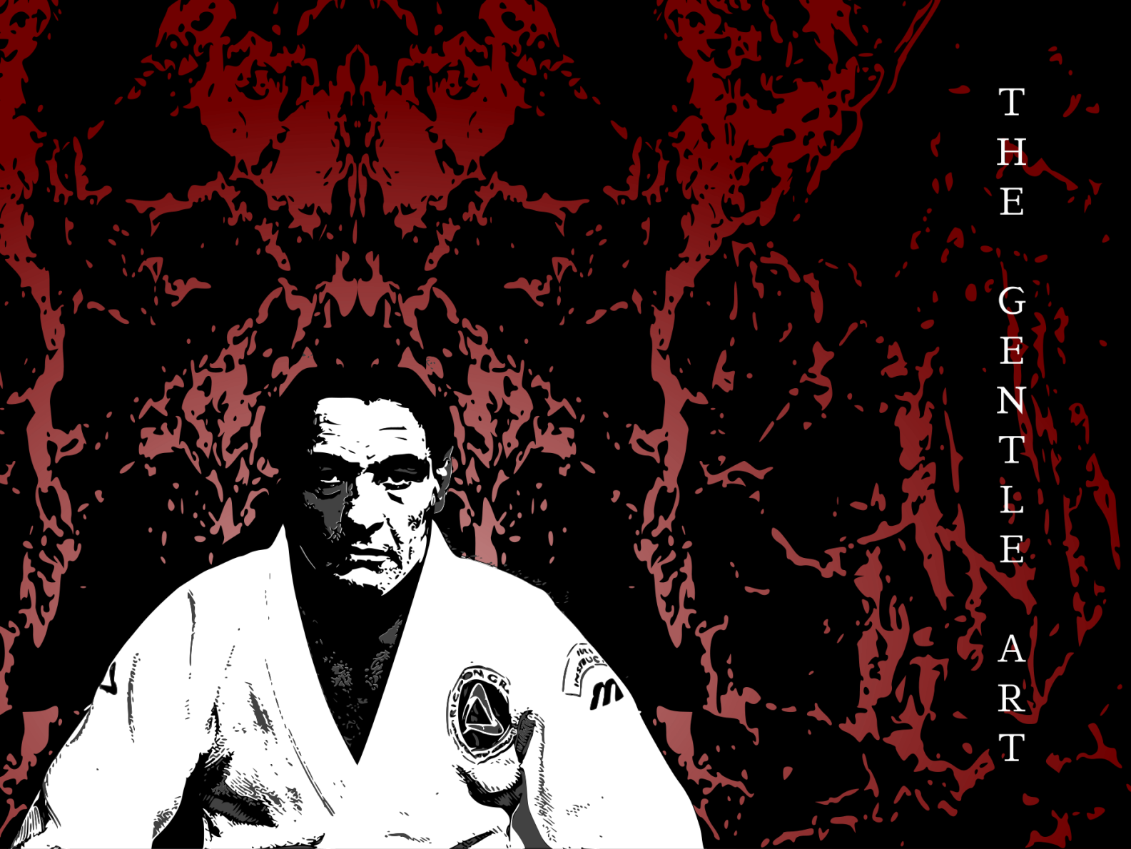The Gentle Art - Rickson Gracie - 2 by Brandon Touchet on Dribbble