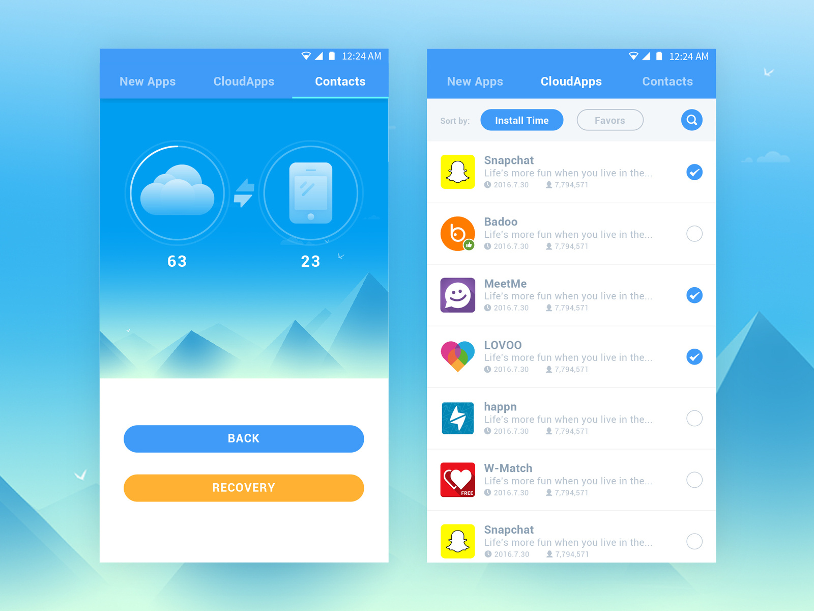APP UI design by Vera liu on Dribbble
