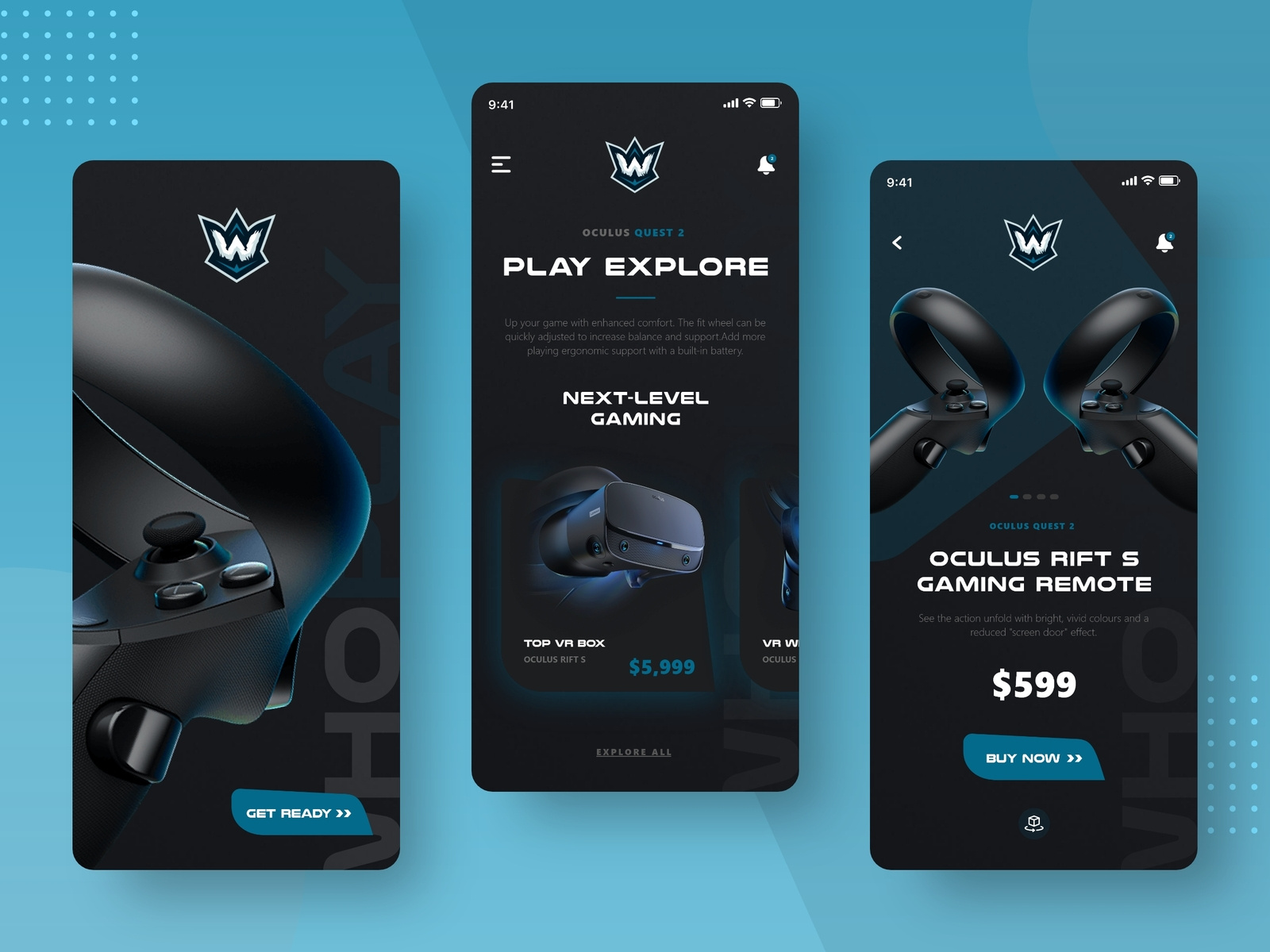 Who Play ( Gaming Gadgets ) by Jennifer Torres for Bacancy on Dribbble