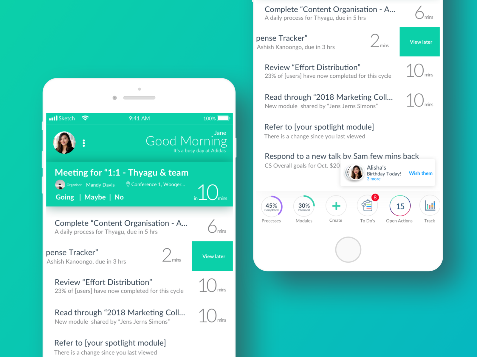 Mobile Visual Design by zaurin on Dribbble