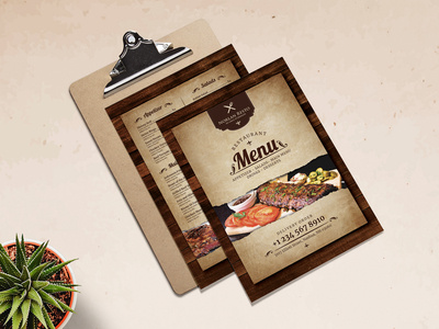 Vintage Menu designs, themes, templates and downloadable graphic ...