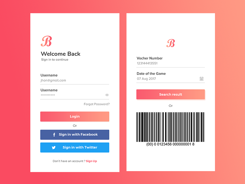 Bingo Apps by Indra Harta Kenda on Dribbble