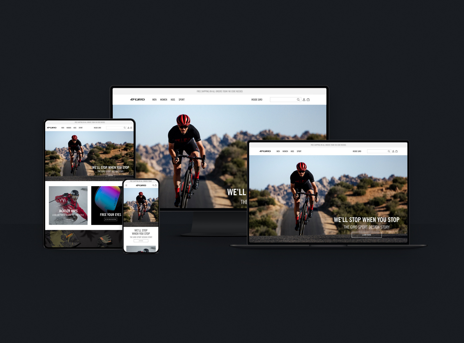 Giro Homepage by Willie Honig on Dribbble