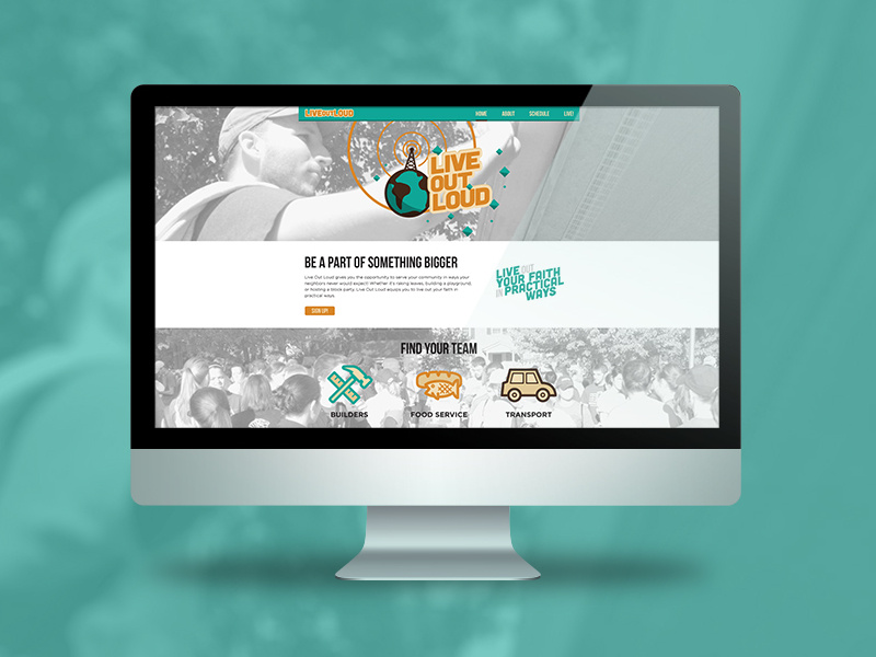 Live Out Loud Online by Jared Tohlen on Dribbble