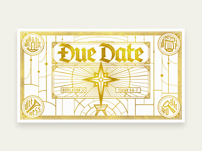 Due Date Title Card by Jared Tohlen on Dribbble