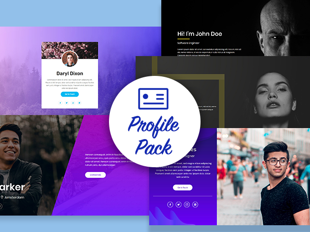 Personal Profile Card Template - Free HTML by UIdeck on Dribbble