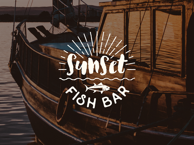 Fish Bar Logo 2 by Liam Foster on Dribbble