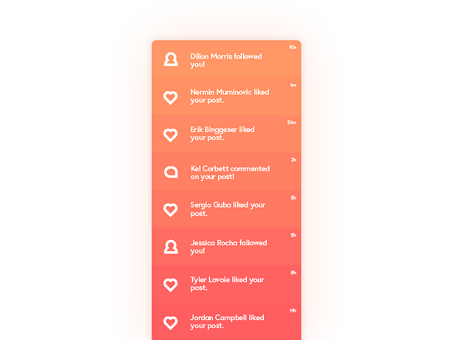 Browse thousands of Activity History UI images for design inspiration ...