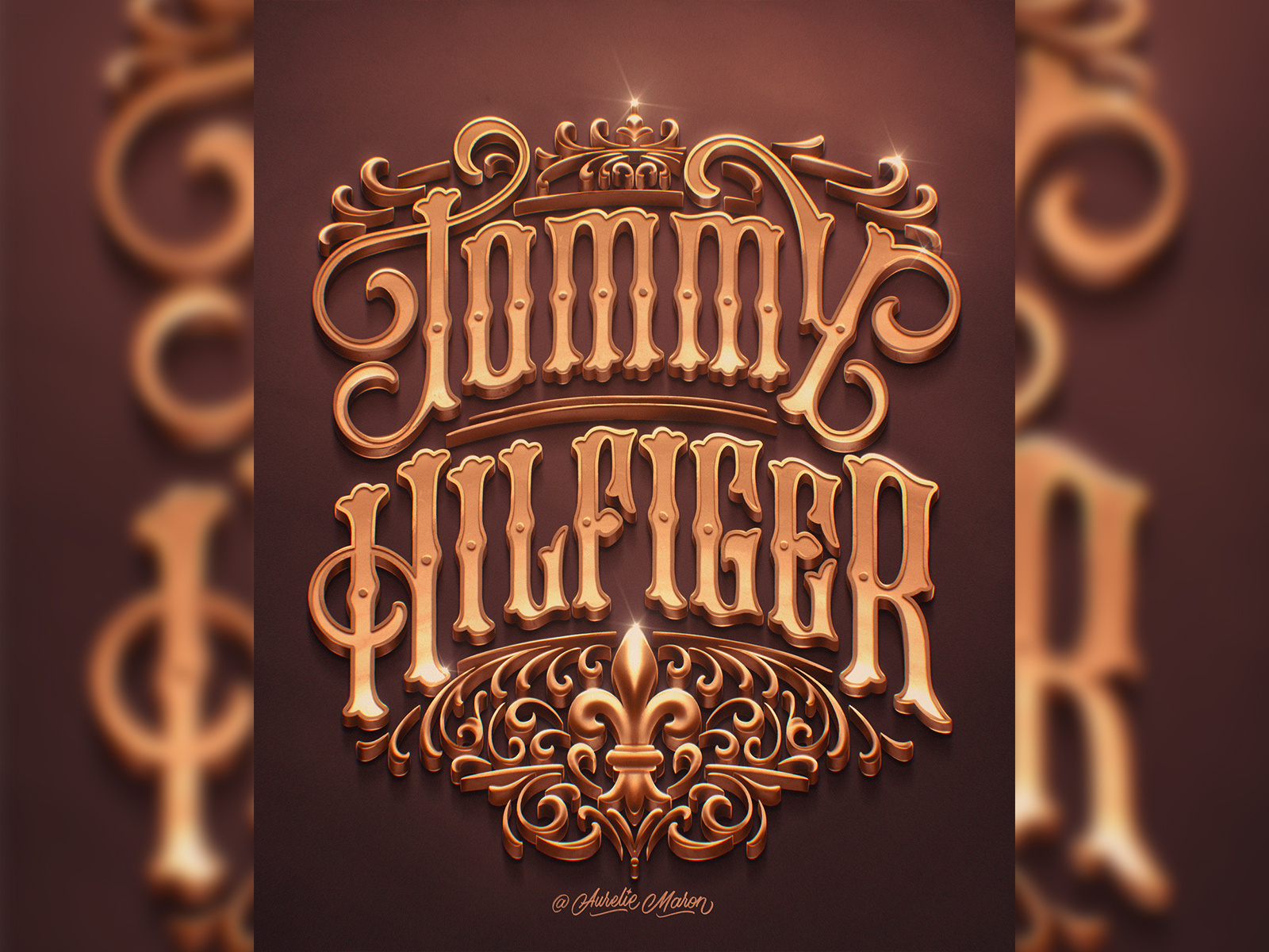 Tommy Hilfiger – Lettering Style Challenge on Procreate (2022) by ...