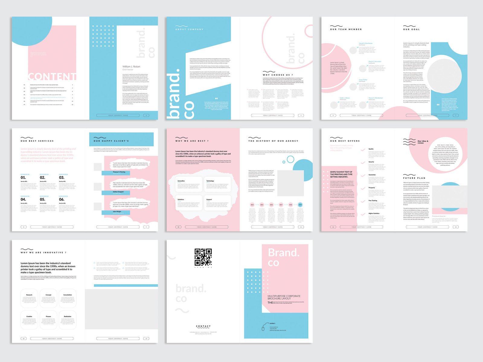 Business Profile Layout by Amit Debnath on Dribbble