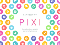 Say hello to Pixi! by Scott Dunlap on Dribbble
